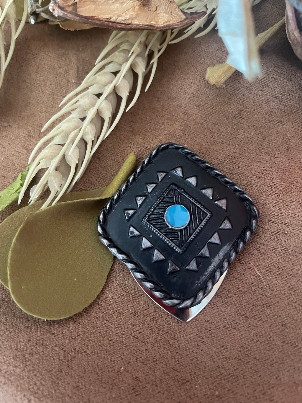 AA Aztec Concho Slide – The Crystal Boot